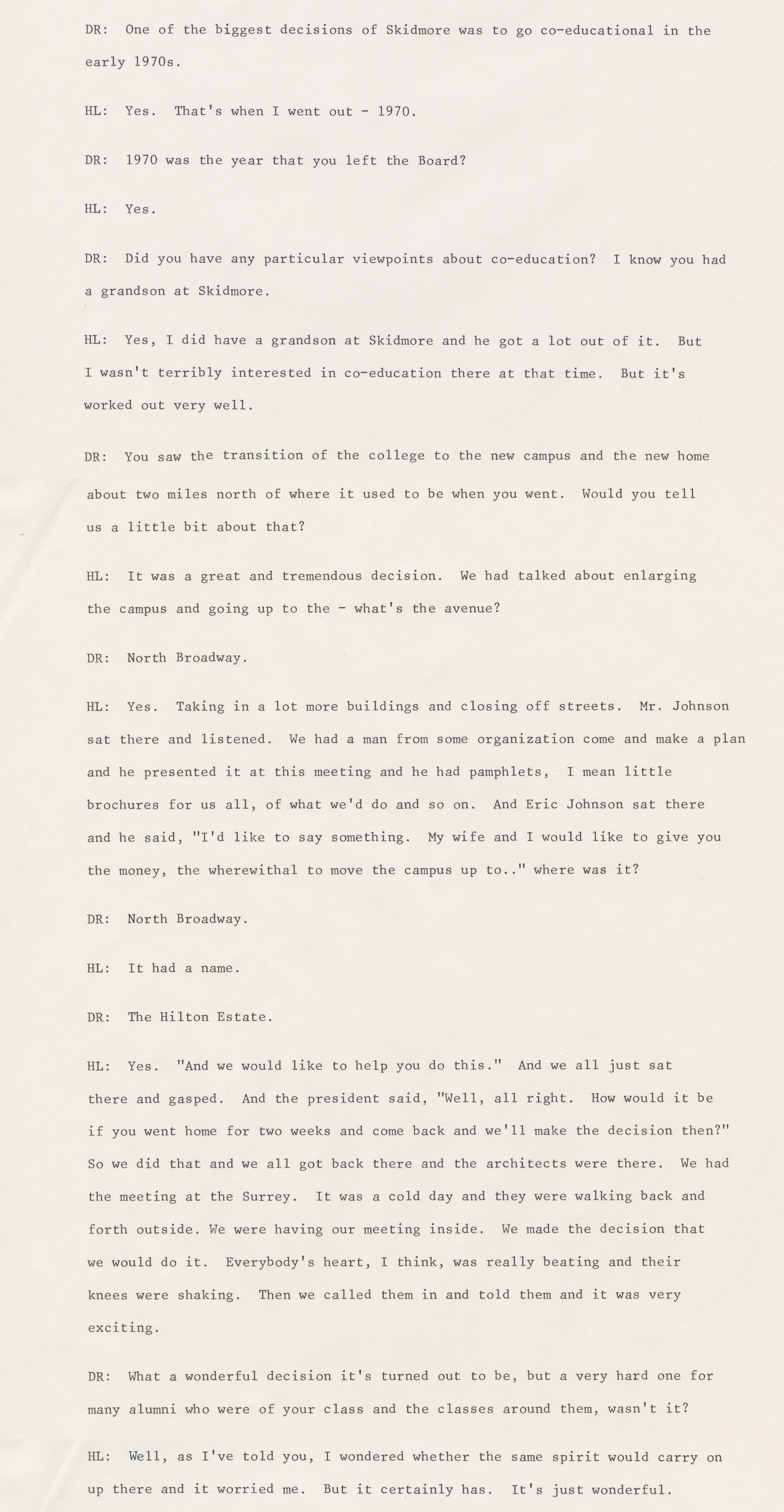 Helen Filene Ladd '22 interview (audio and transcript)