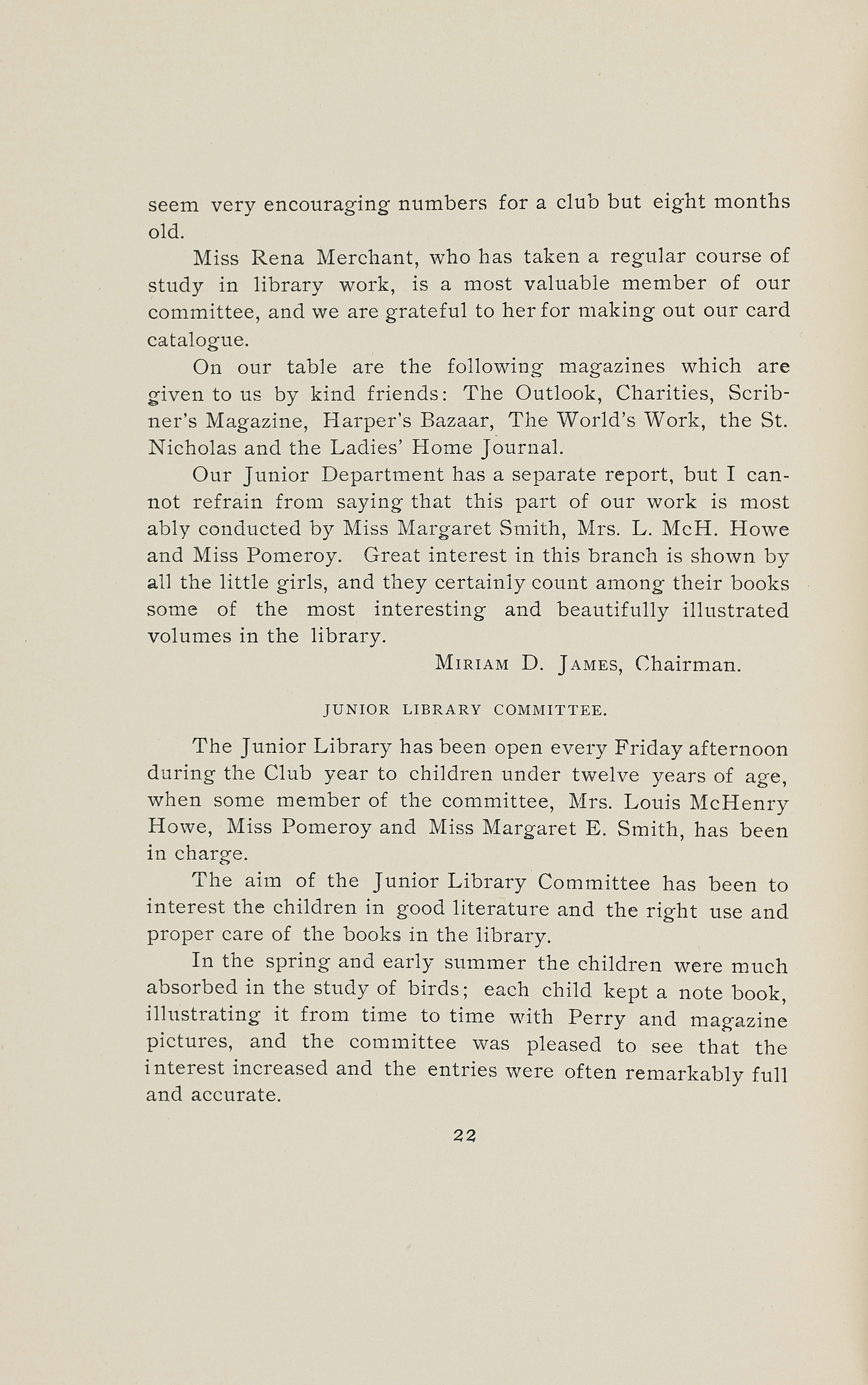 Year book of the Young Women's Industrial Club of Saratoga Springs, N.Y.