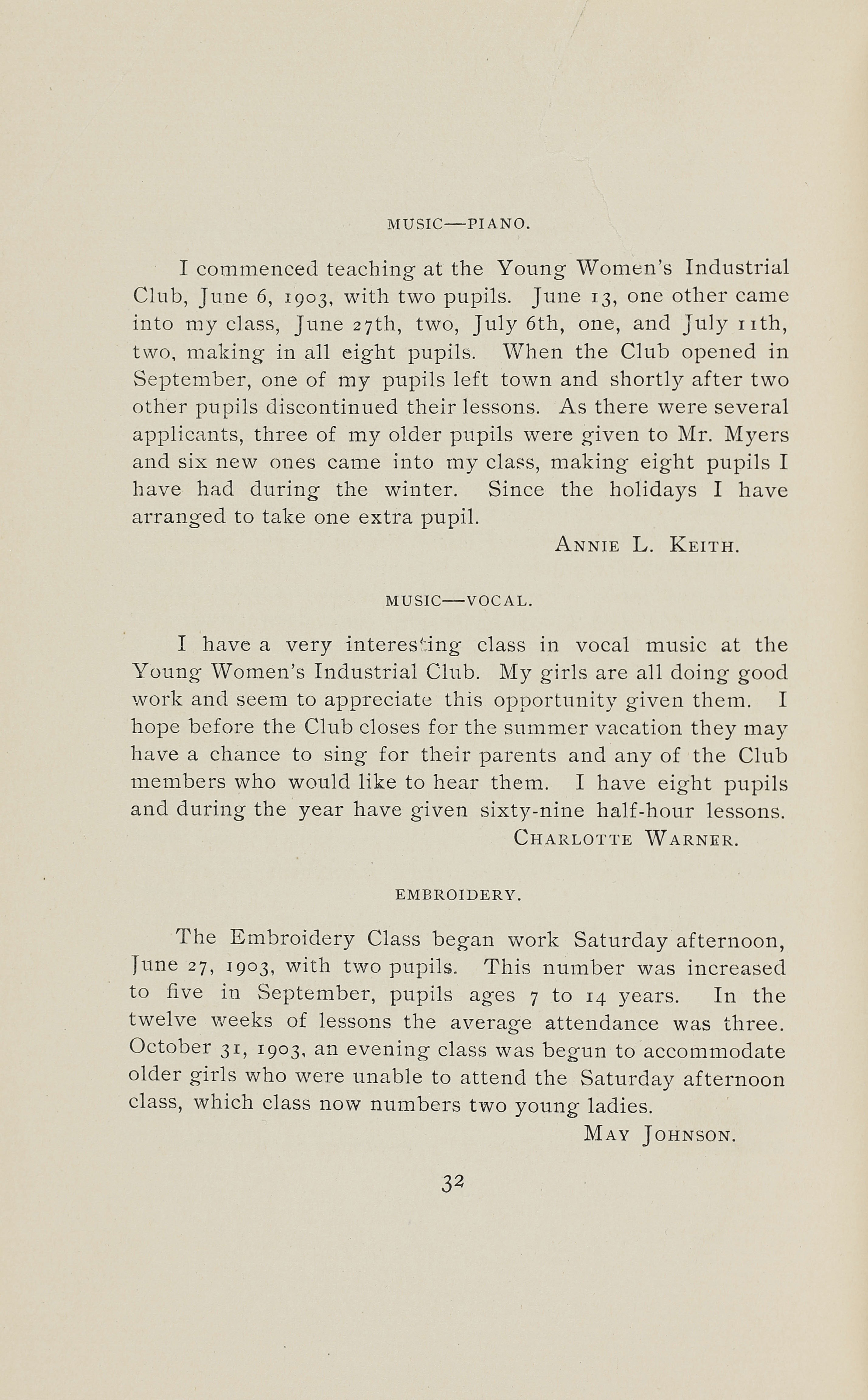Year book of the Young Women's Industrial Club of Saratoga Springs, N.Y.