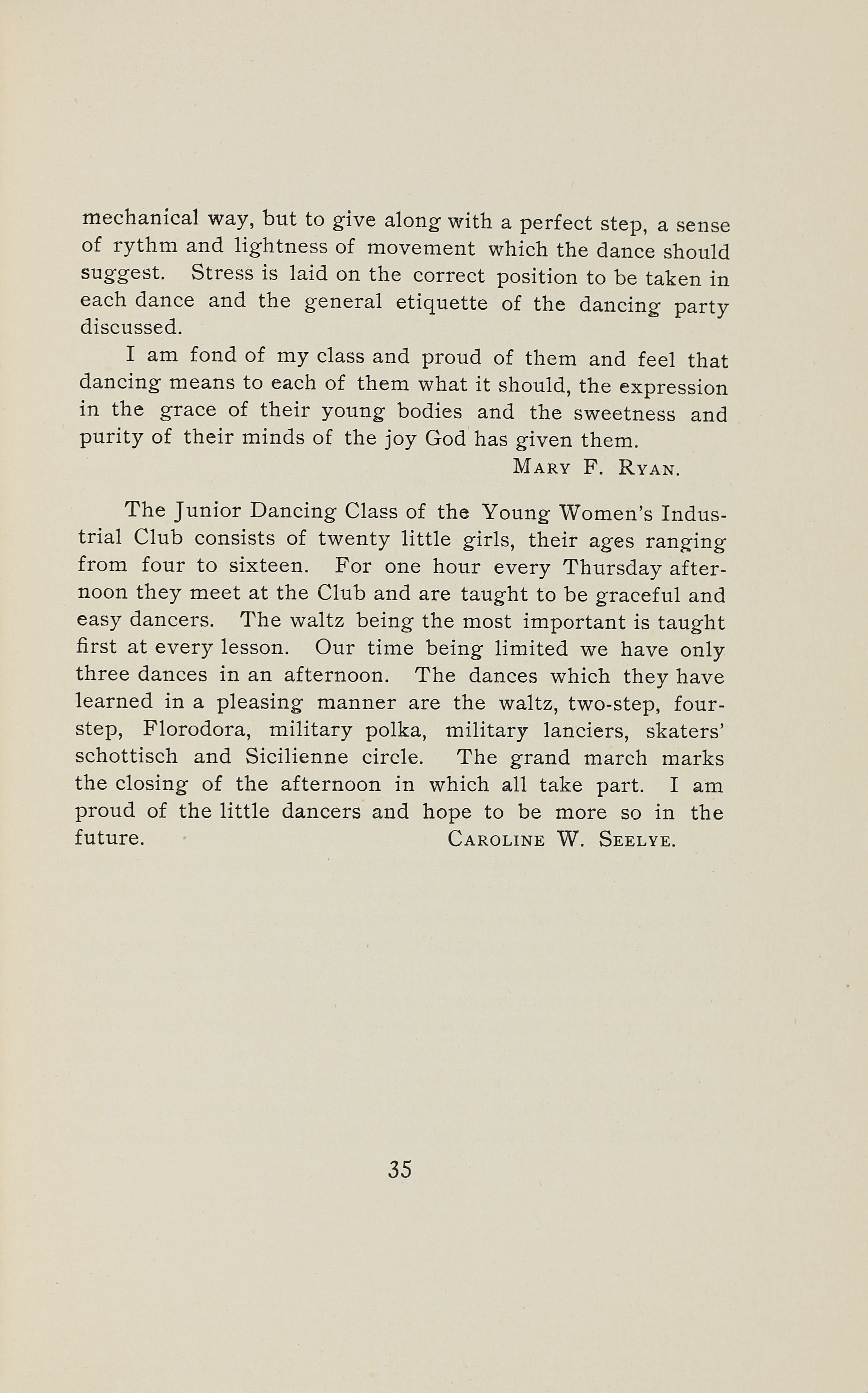 Year book of the Young Women's Industrial Club of Saratoga Springs, N.Y.