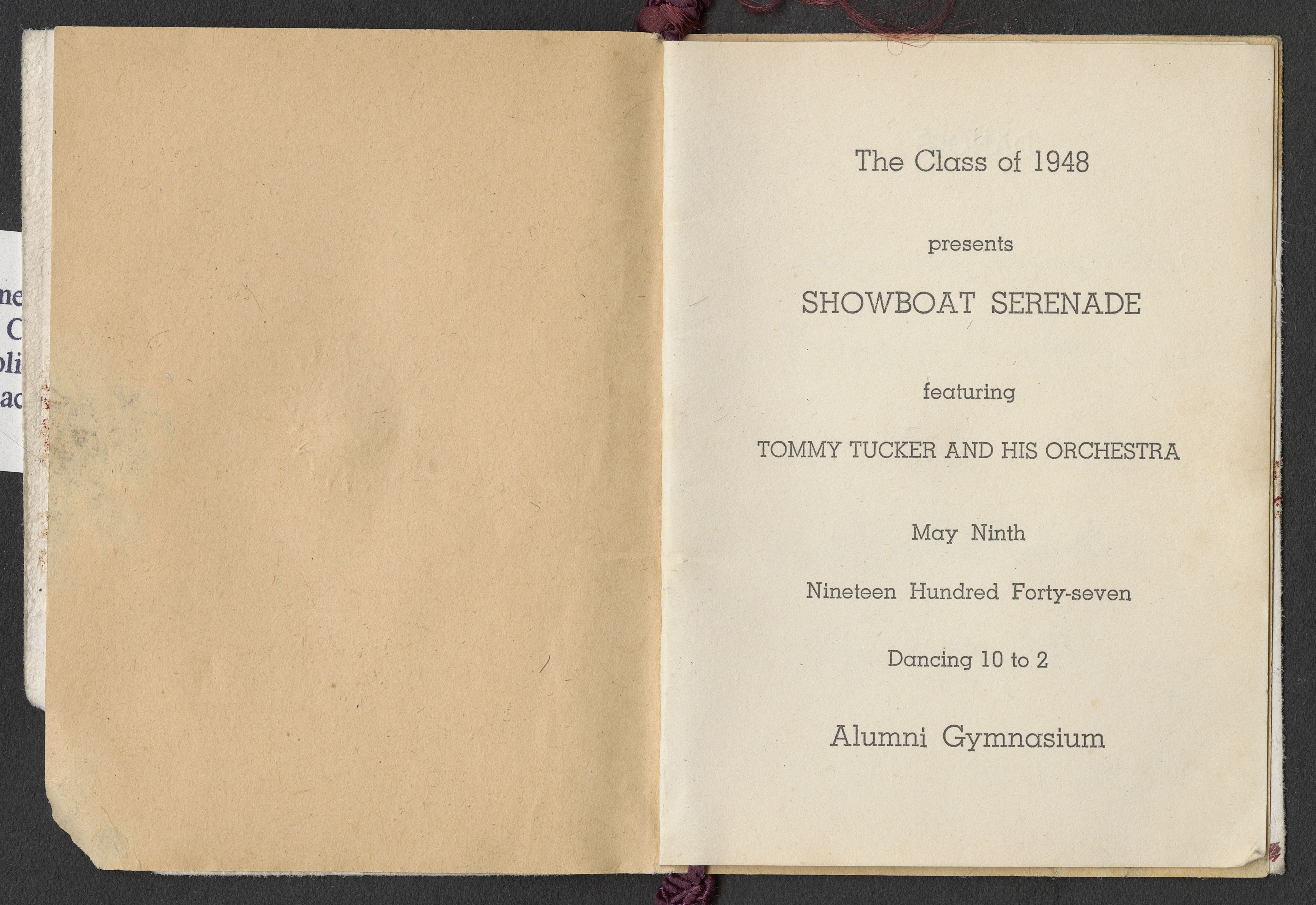 Suzanne Kay Menzel '48 - scrapbook, 1944-1950/later additions