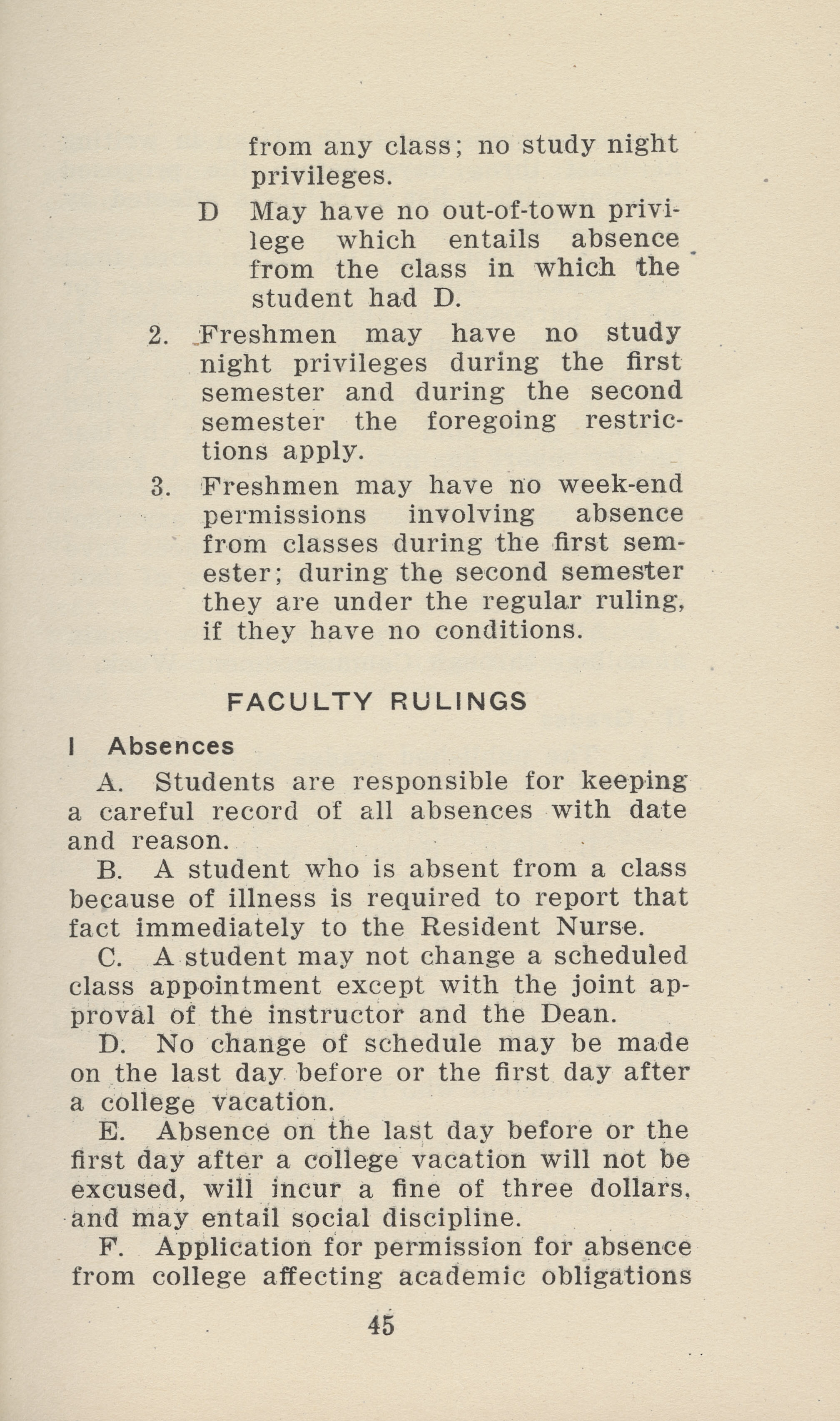 Students' Handbook, 1926-1927