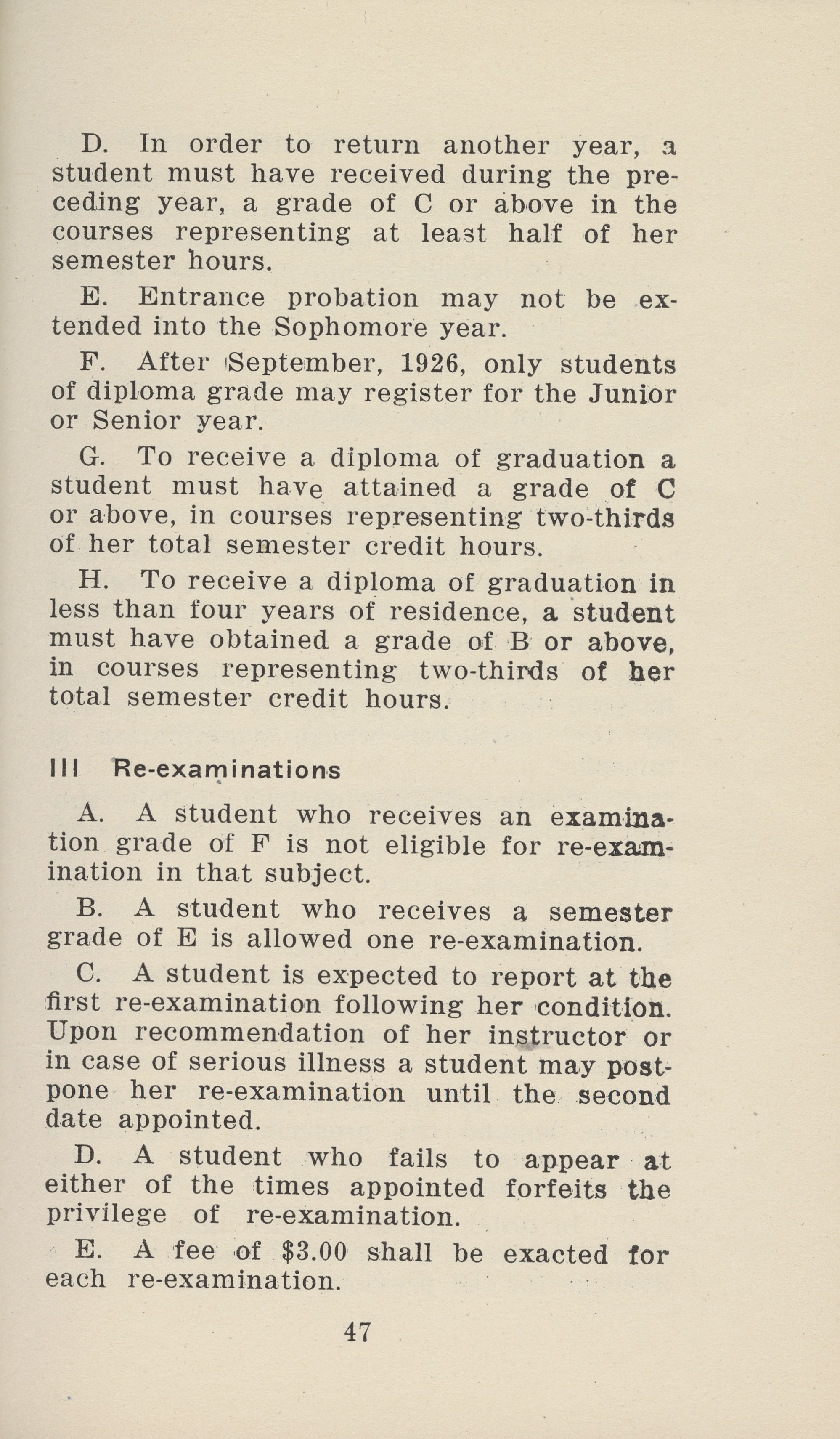 Students' Handbook, 1926-1927