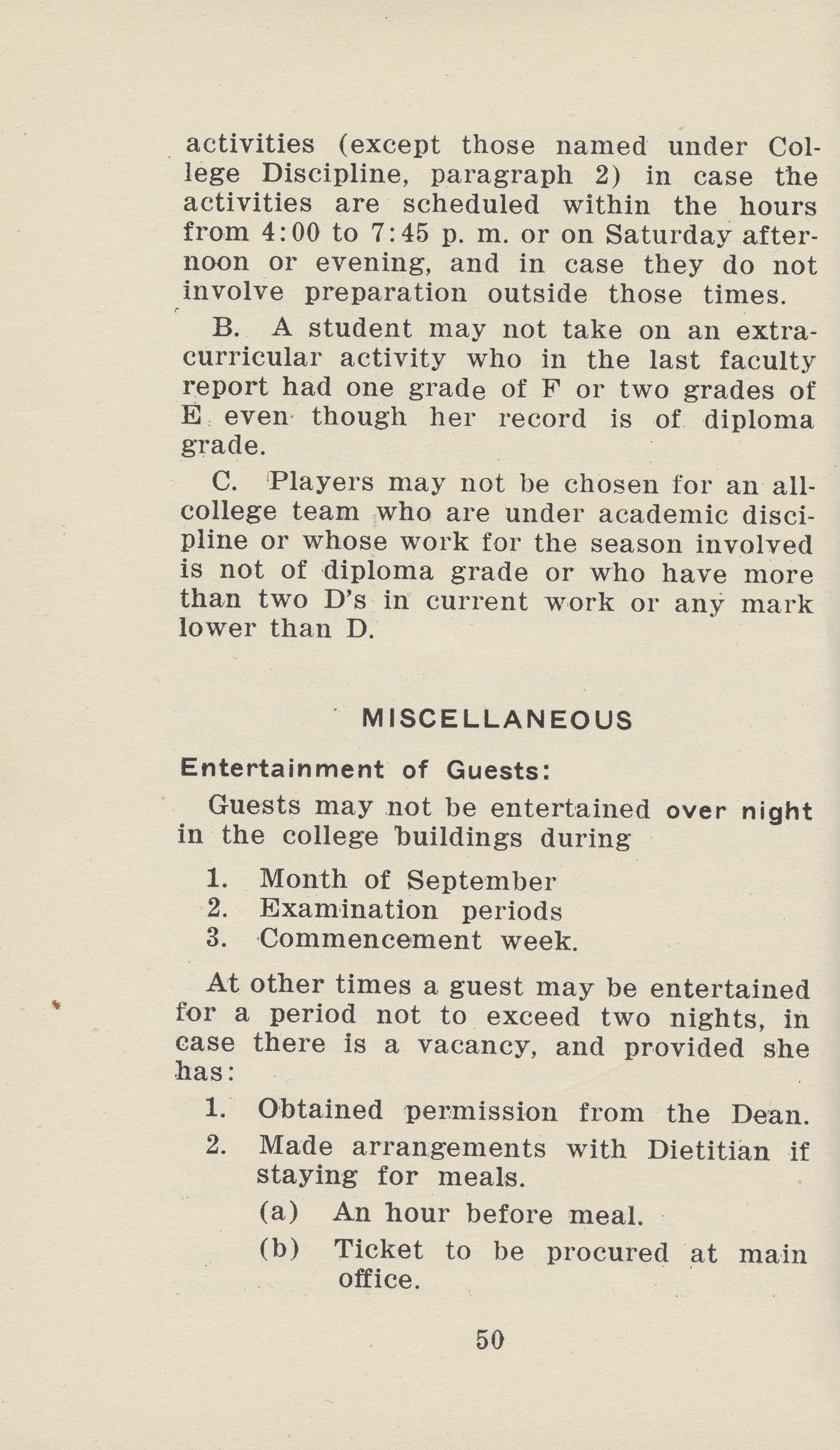 Students' Handbook, 1926-1927